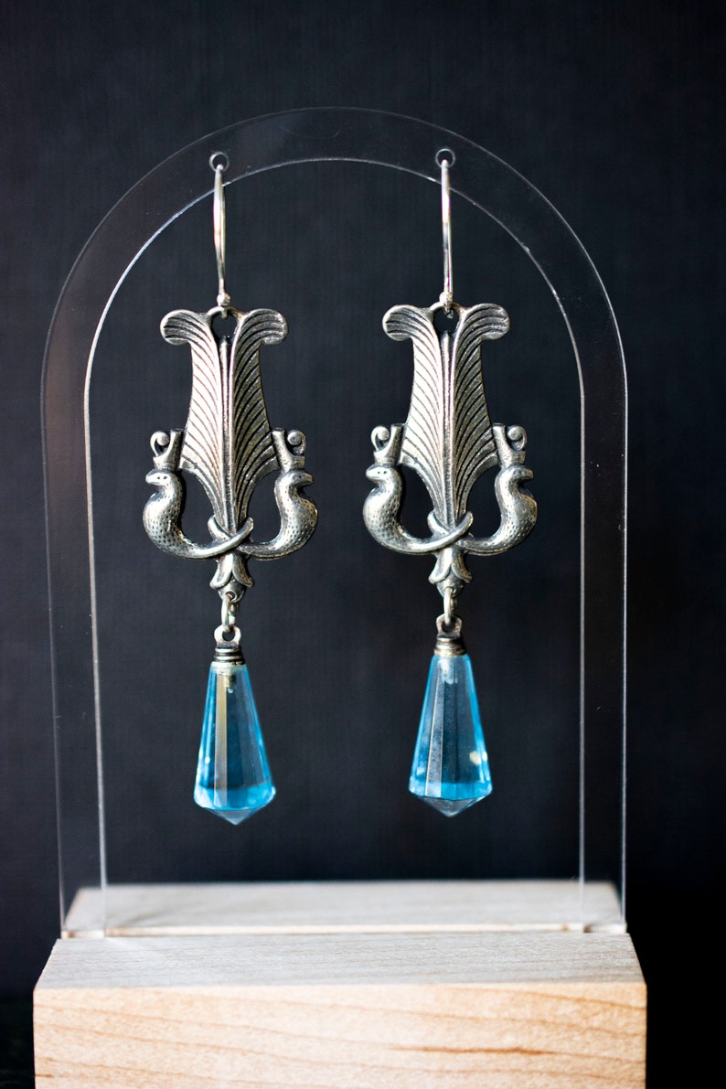 Peacock Inspired Earrings - Etsy Peacock Inspired Earrings - Etsy