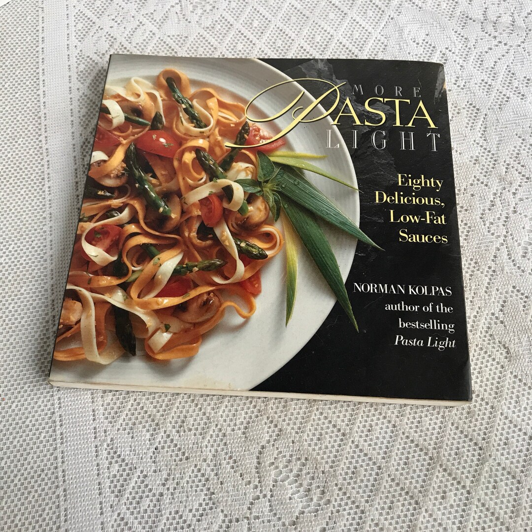 More Pasta Light Cookbook / Vintage Paperback Book Copyright 1995 - Etsy