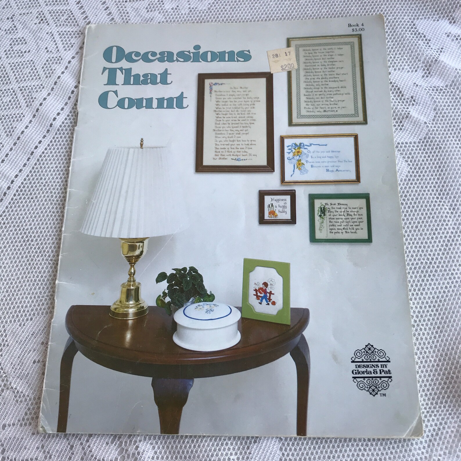 Vintage Cross Stitch Pattern Books / Altar Occasions and | Etsy