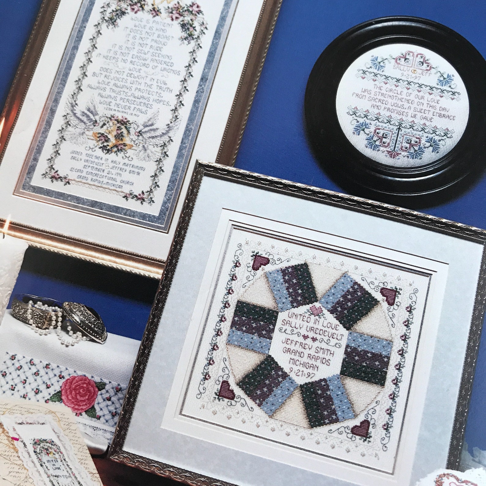 Vintage Cross Stitch Pattern Books / Altar Occasions and - Etsy