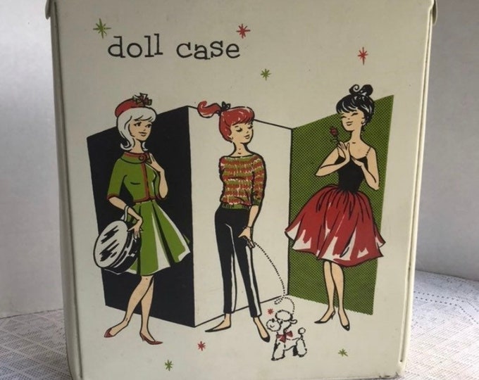 Mid Century Fashion Doll Carrying Case - Etsy