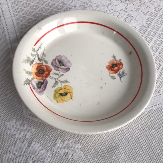 Ceramic Flower Pie Pan / Vintage Pottery Pie Plate | Etsy