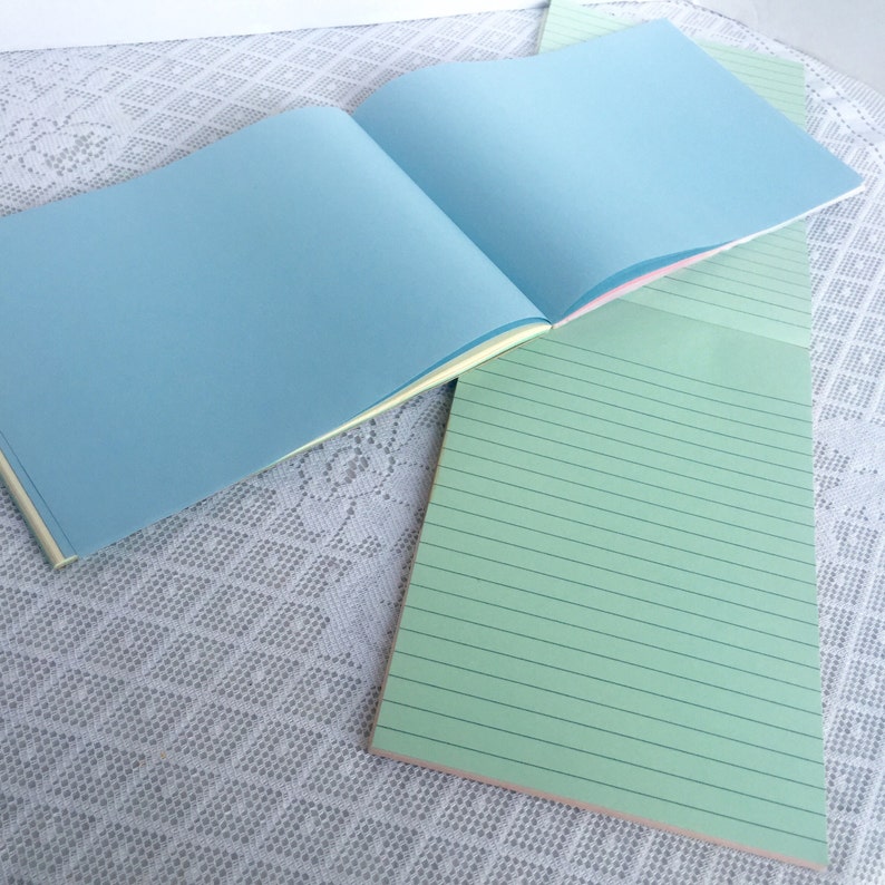 Pastel Paper Writing Tablets by Mead and Stuart Hall / Vintage | Etsy