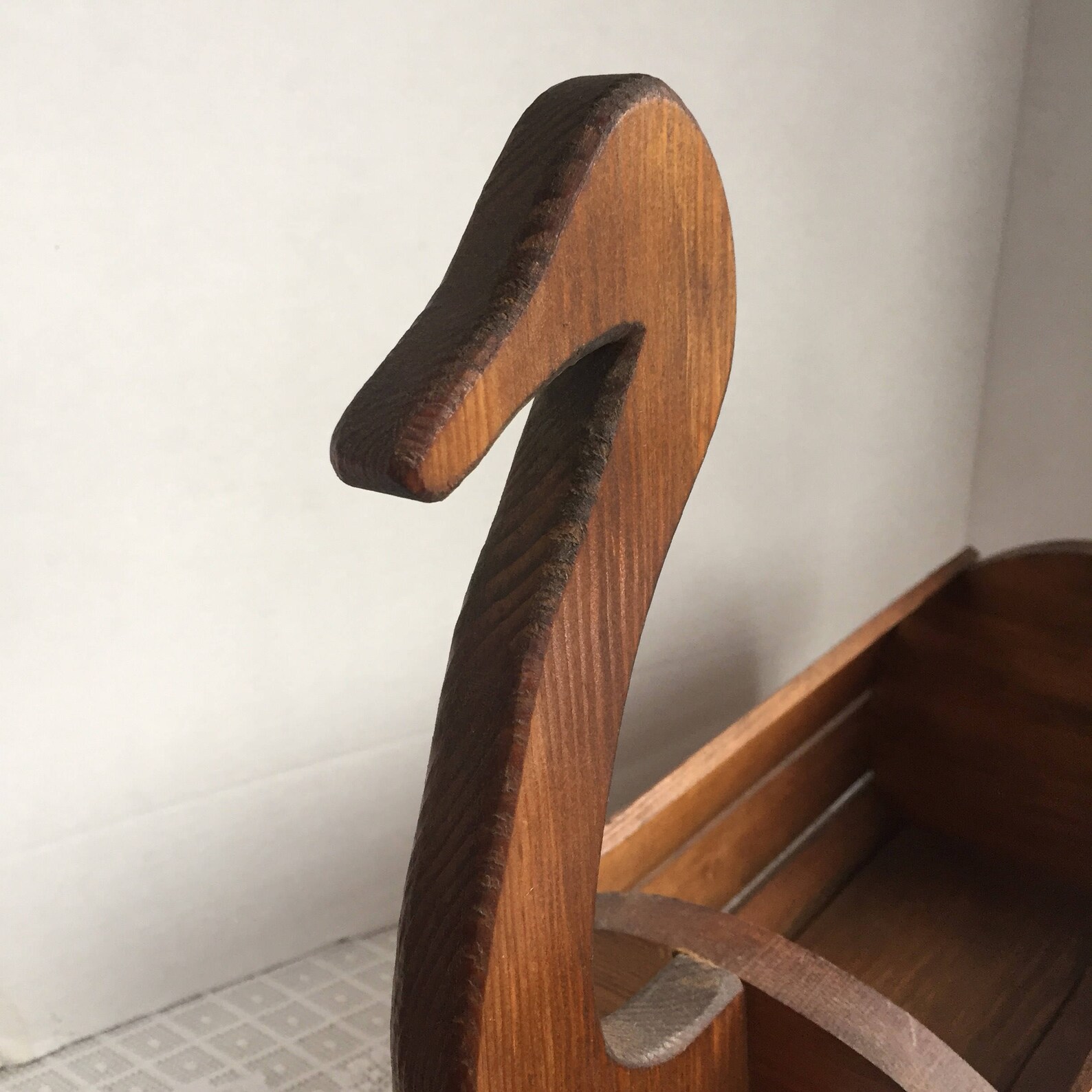 Vintage Wooden Duck Cape Cod Basket / Brown Wood Duck Magazine - Etsy