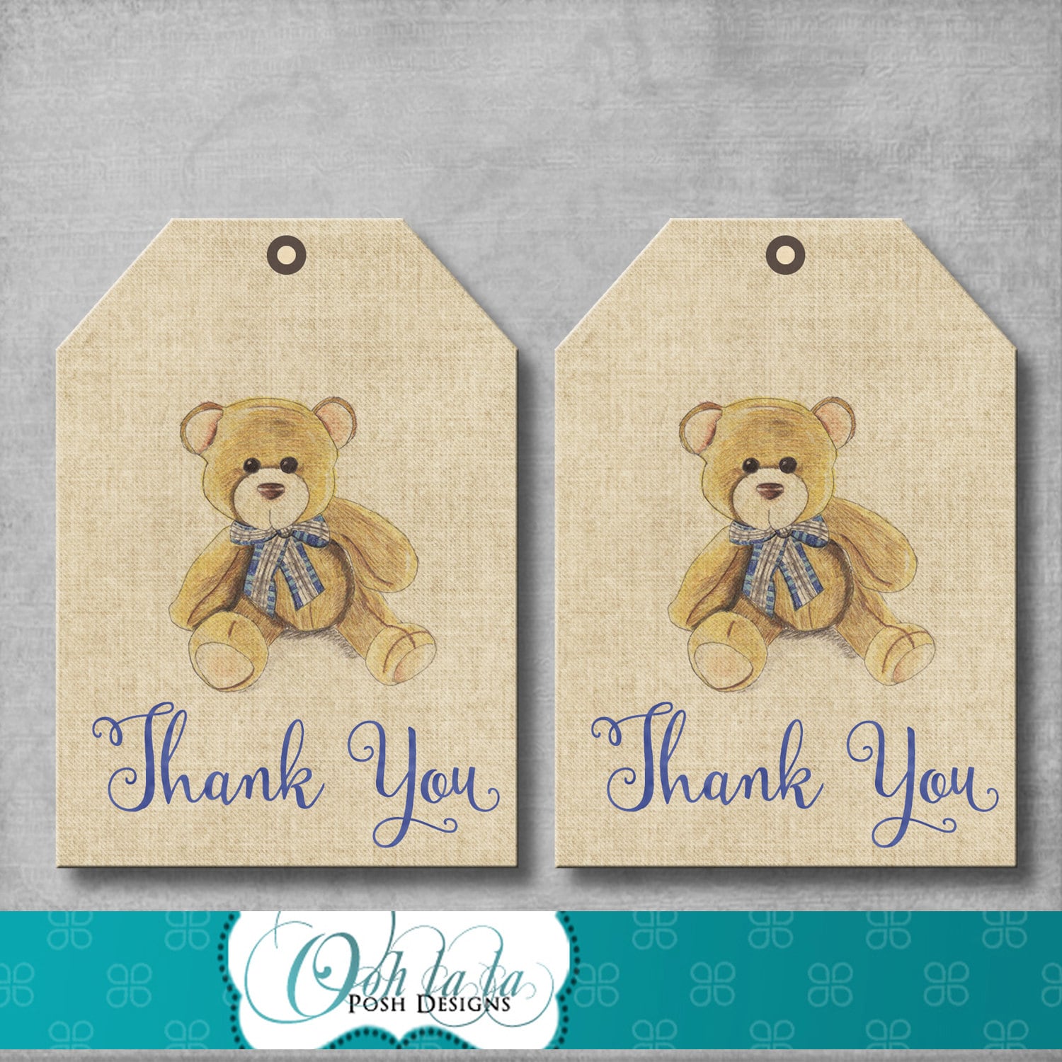 Vintage Teddy Bear Favor Tags Teddy Bear Party Vintage - Etsy México