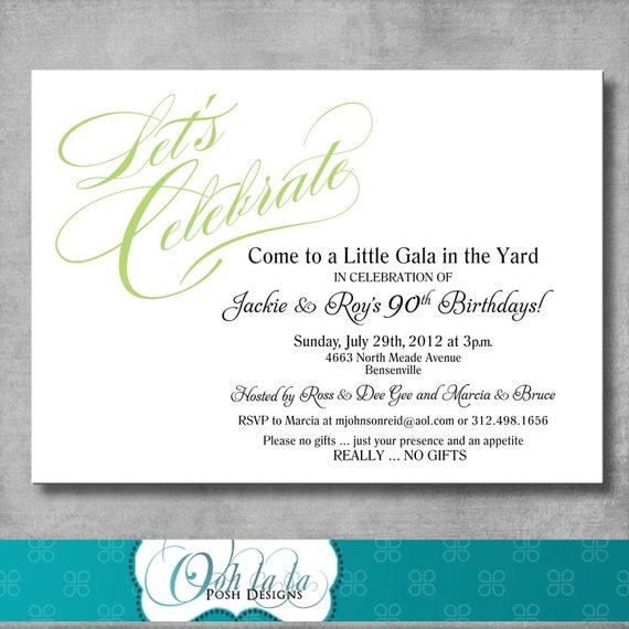 Printable Adult Birthday Party Invitation Diy Customizable Etsy