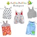 Short & Long Boys Romper PDF Sewing Pattern. Jon Jon, Longall Digital ...