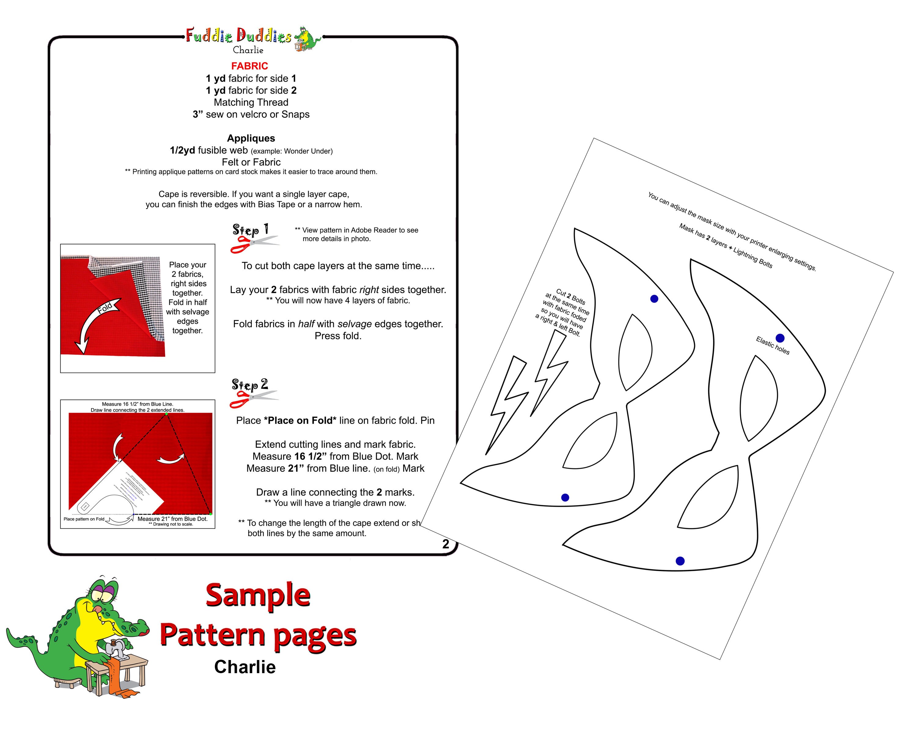 Unisex Superhero Cape PDF Sewing Pattern Superhero Costume - Etsy