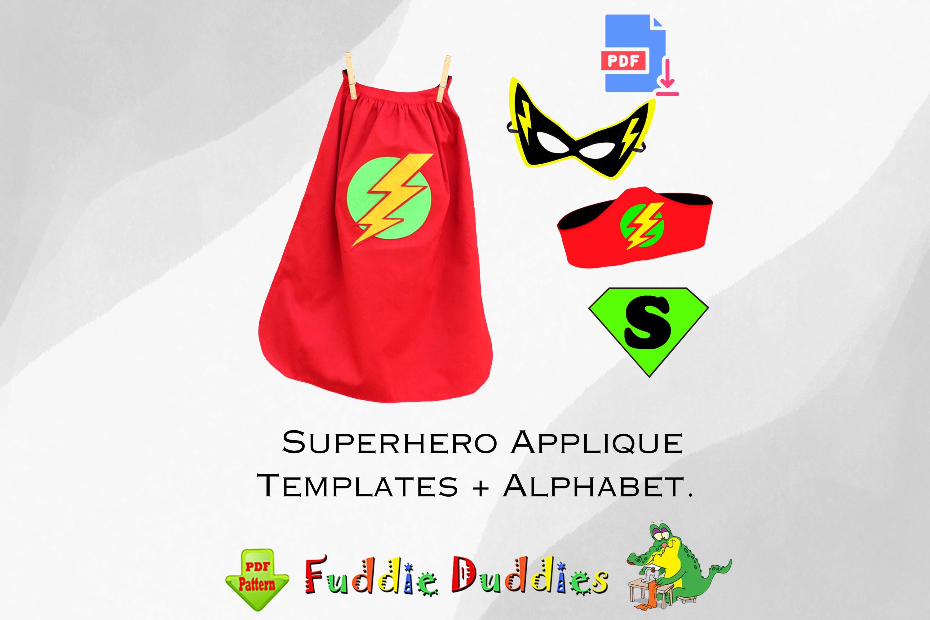 Kids Superhero Cape PDF Sewing Pattern, Costume Pattern. Childrens ...