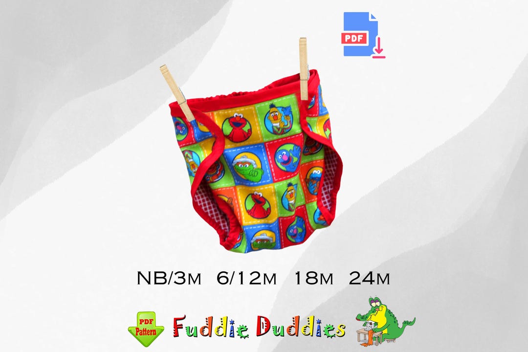 Quick & Easy Baby Diaper Cover Pattern Digital Sewing Pattern. PDF ...