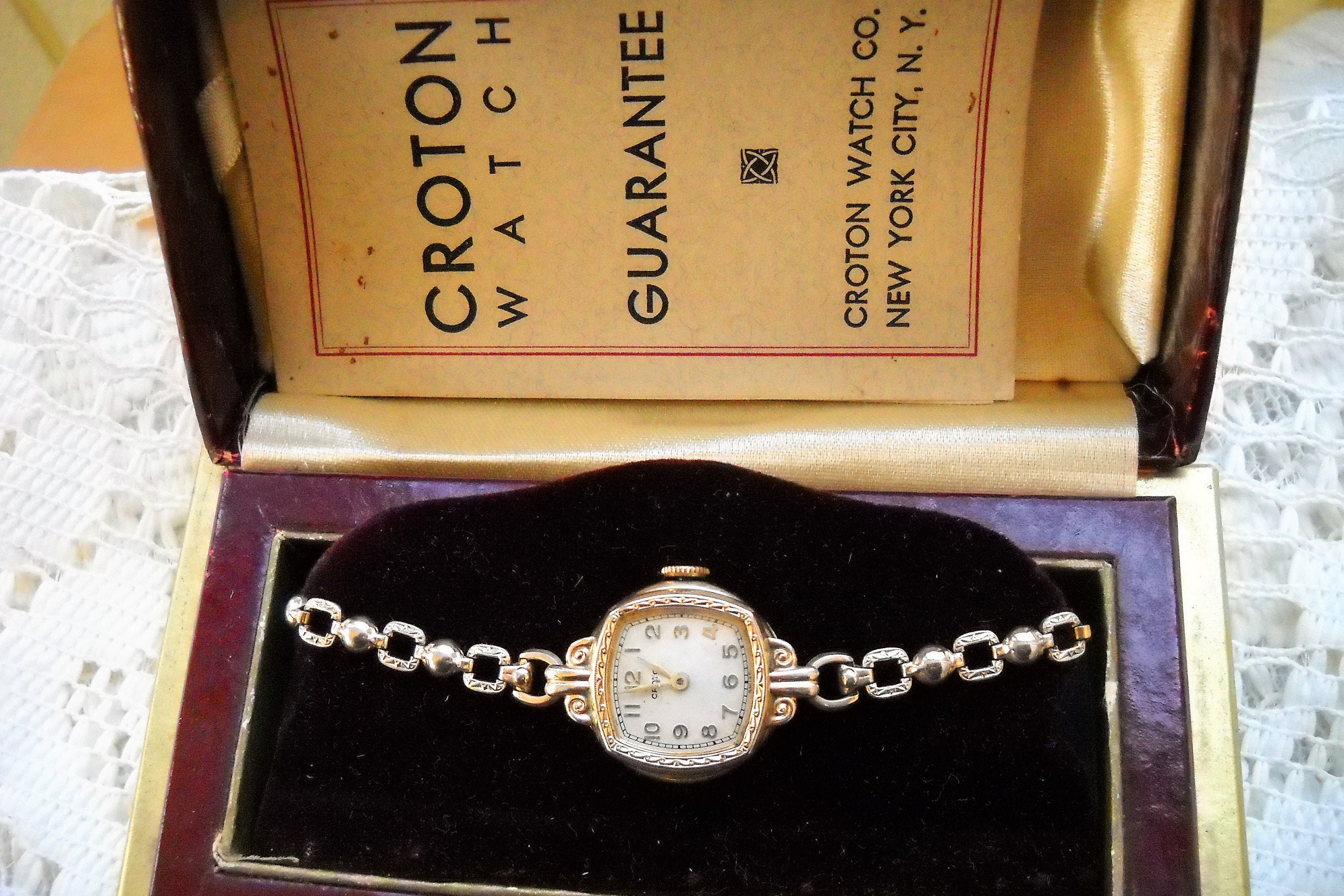 Vintage Croton Watch Ladies Gold Plated Croton Watch in - Etsy