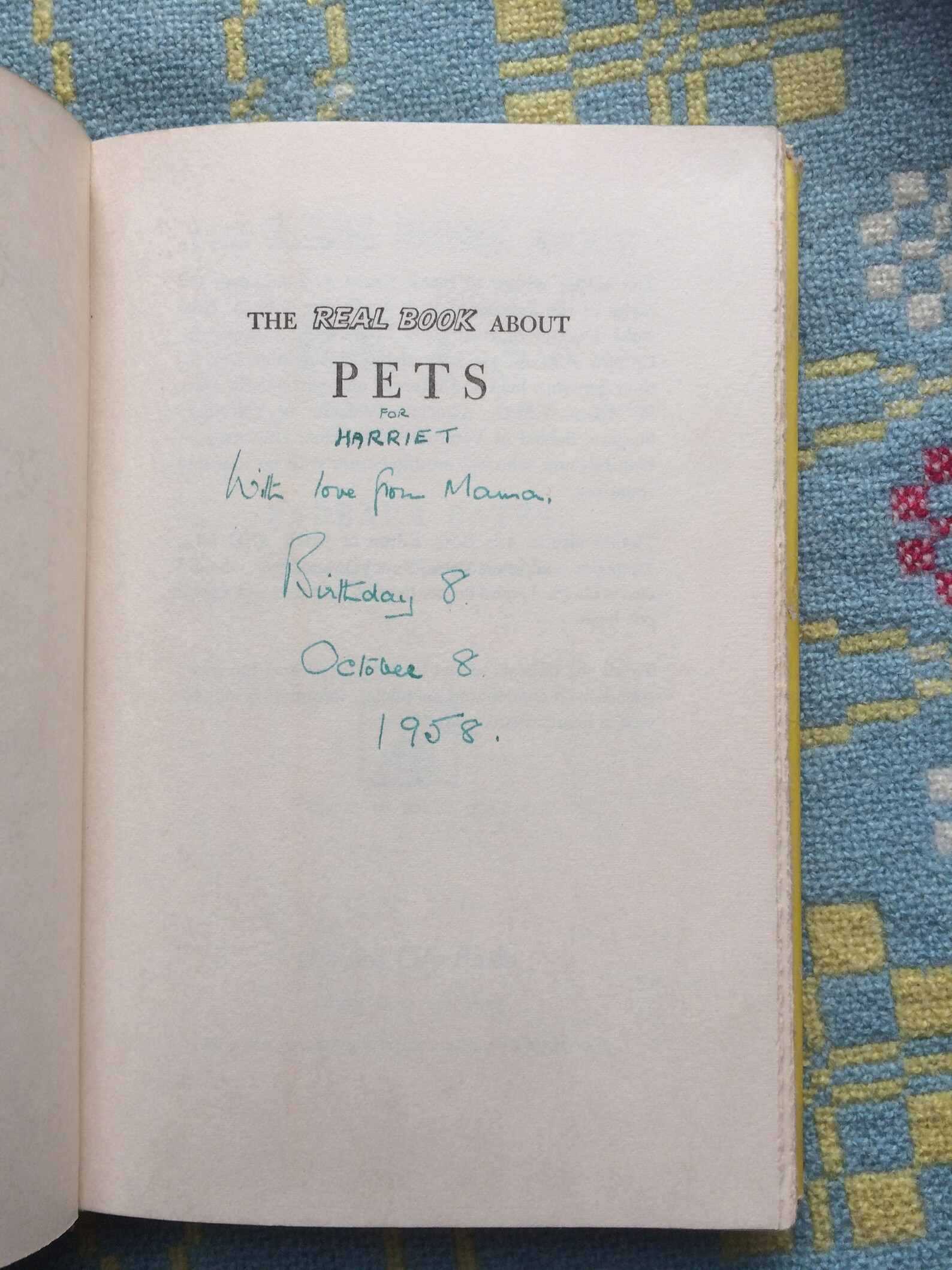 The Real Book About Pets and How to Care for Them Vintage | Etsy