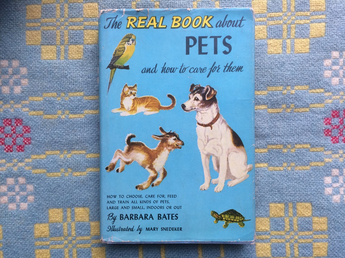 The Real Book About Pets and How to Care for Them Vintage | Etsy