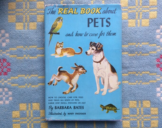 The Real Book About Pets and How to Care for Them Vintage - Etsy