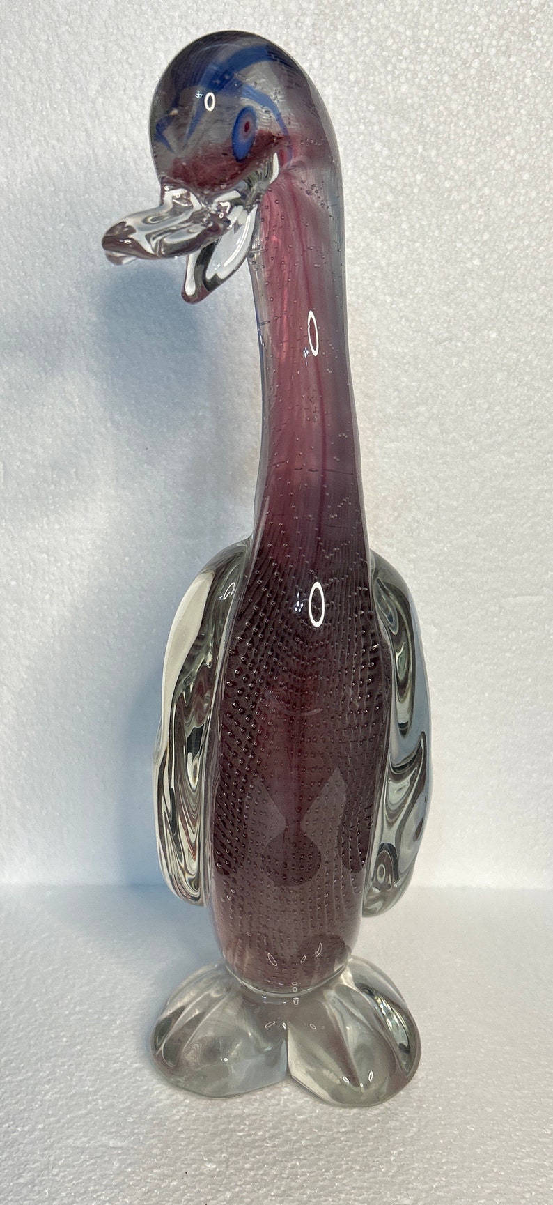 Alessandro Moretti Murano Art Glass Duck - Etsy