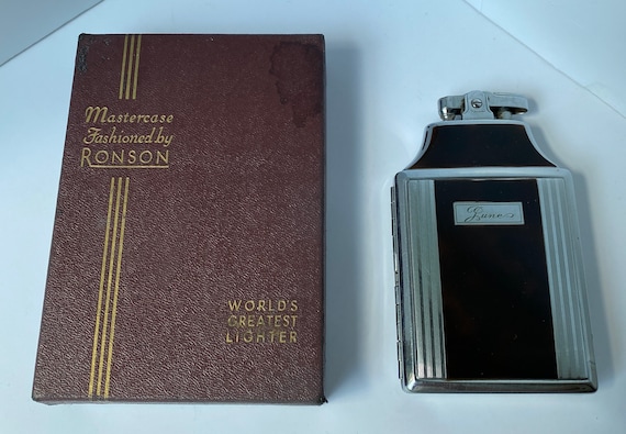 Vintage RONSON cigarette case lighter - Gem