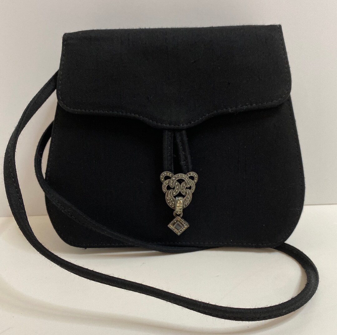 Judith Jack, Made in Italy Black, With Decorative, Silver and Marcasite ...