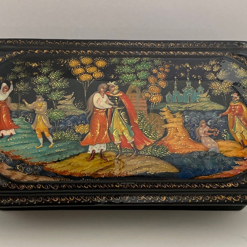 Russian Lacquer Box - Etsy