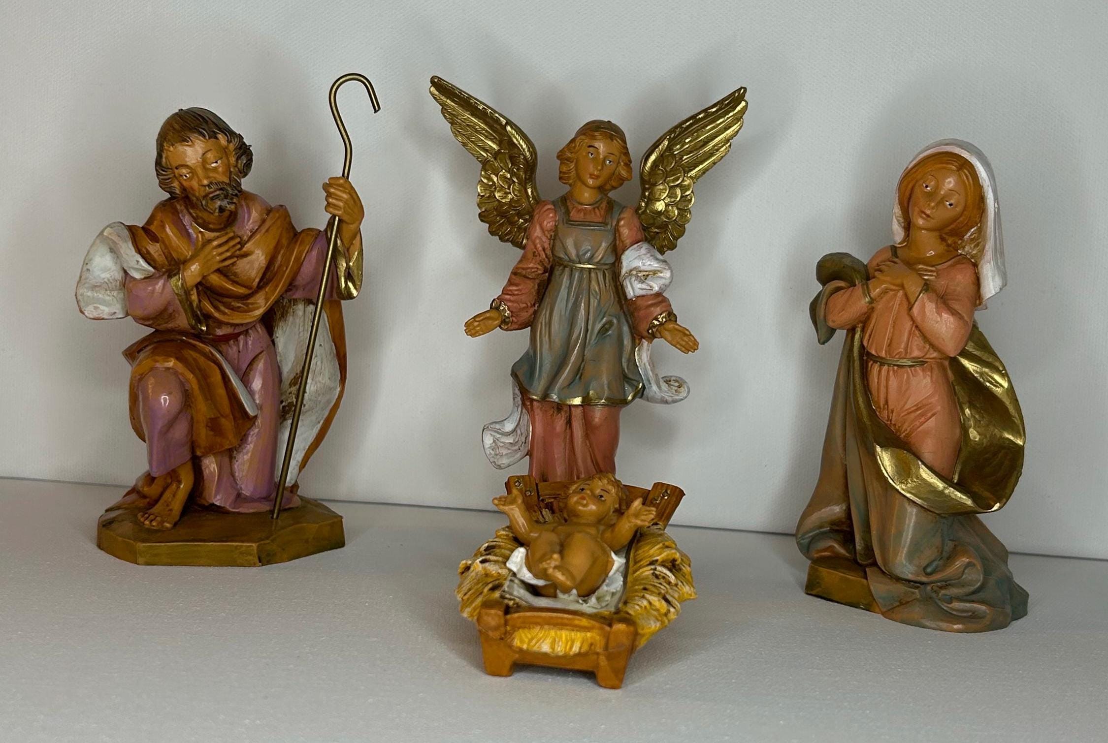 Italian Fontanini 5 Inch, 6 Piece Nativity - Etsy