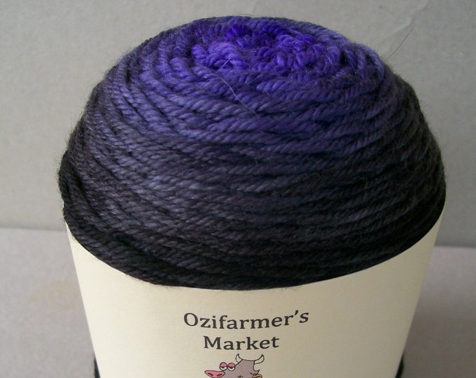 Moolah DK- 8ply Gradient Dyed Purple to Black Merino/cashmere/nylon ...