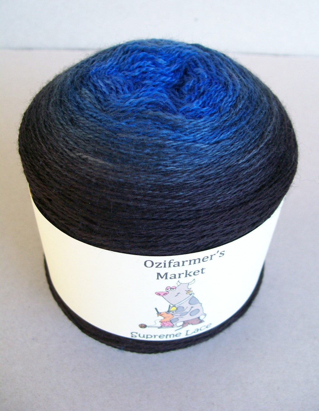 Blue Shadow Gradient Lace Yarn: 100% Superwash Merino, 2 Ply - Etsy