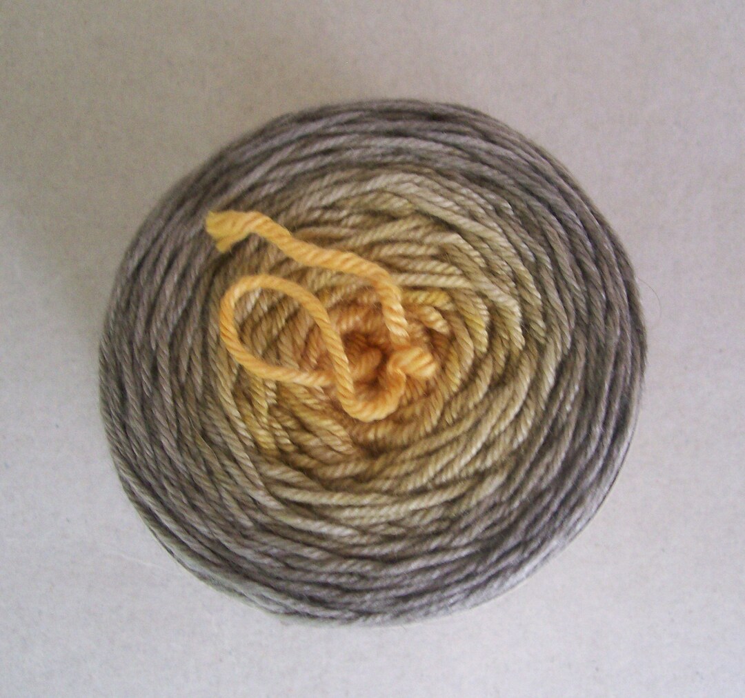 Silky DK- 8ply Gradient Dyed BFL and Silk Blend Yarn - Cafe Latte - Etsy