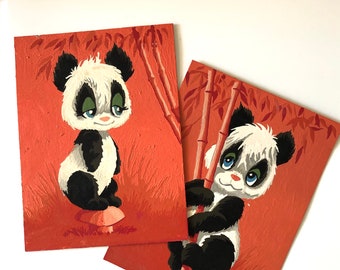 Panda Paint by Number - Etsy
