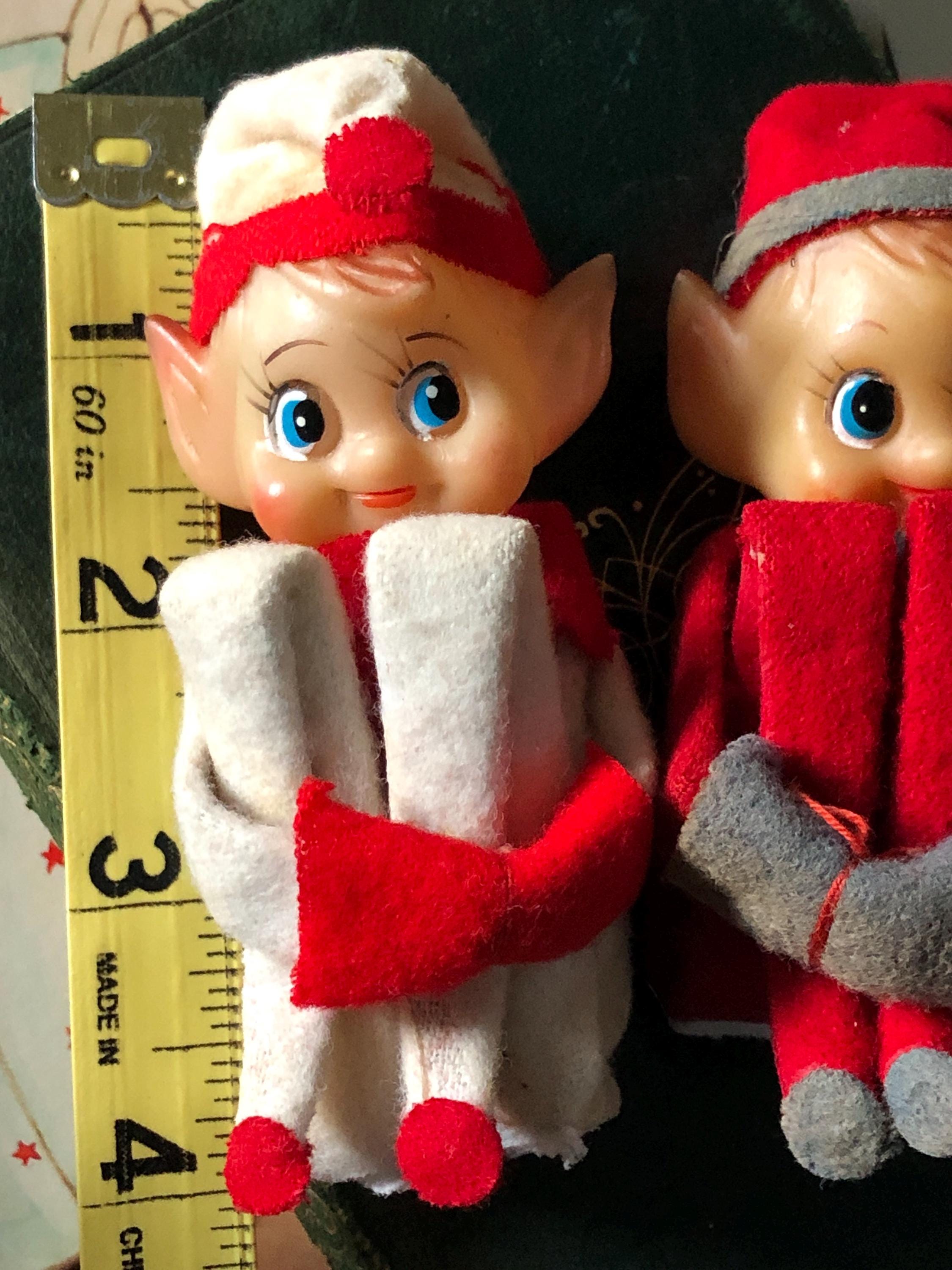 2 Knee Huggers Elf 50’s Christmas Decor ADORABLE! - Etsy