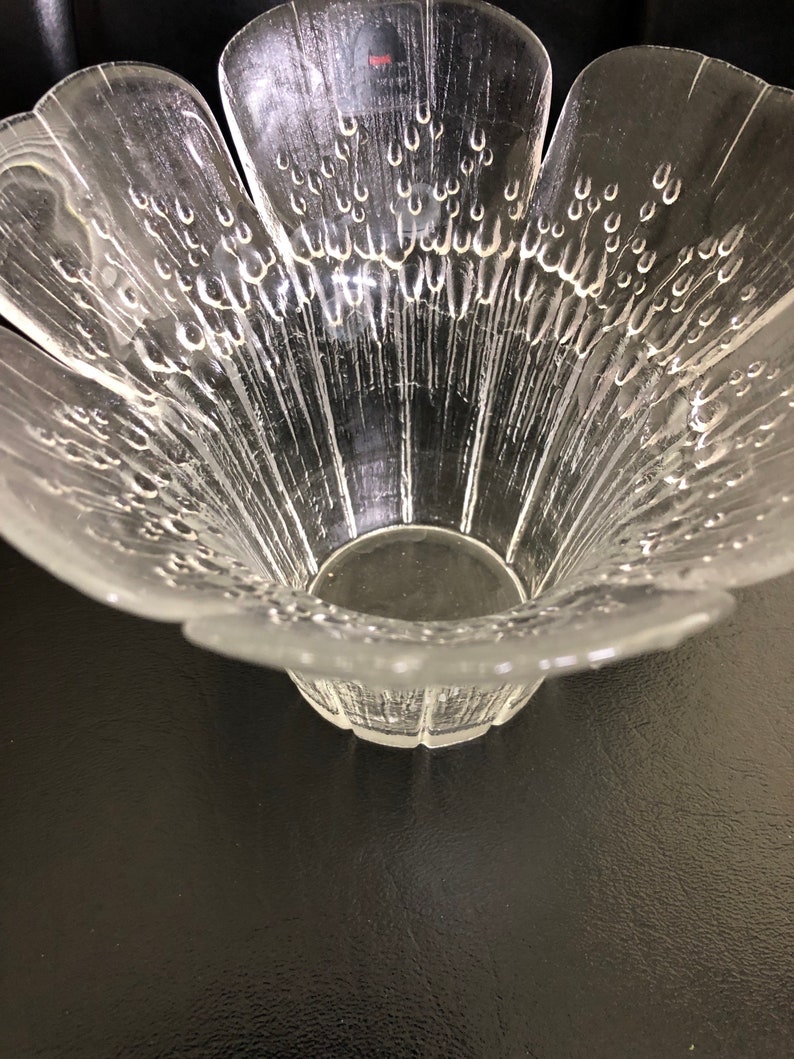 Vintage Muurla Finland Scandinavian Vase 70s Minimalist Design Crystal ...