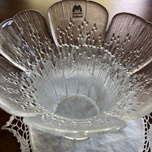 Vintage Muurla Finland Scandinavian Vase 70s Minimalist Design Crystal ...