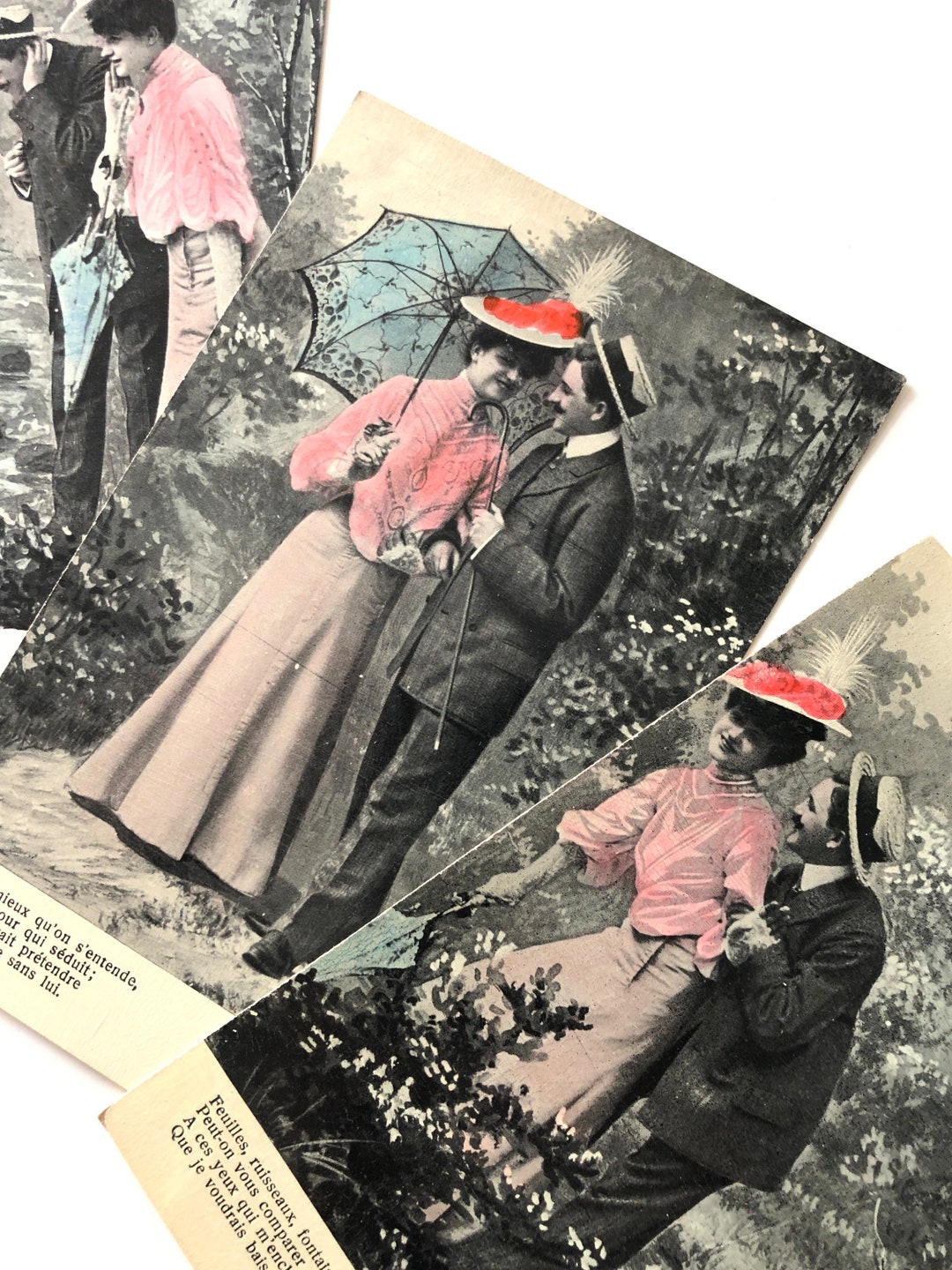 3 Vintage French Couple Postcards 1920s Romance Unused - Etsy UK