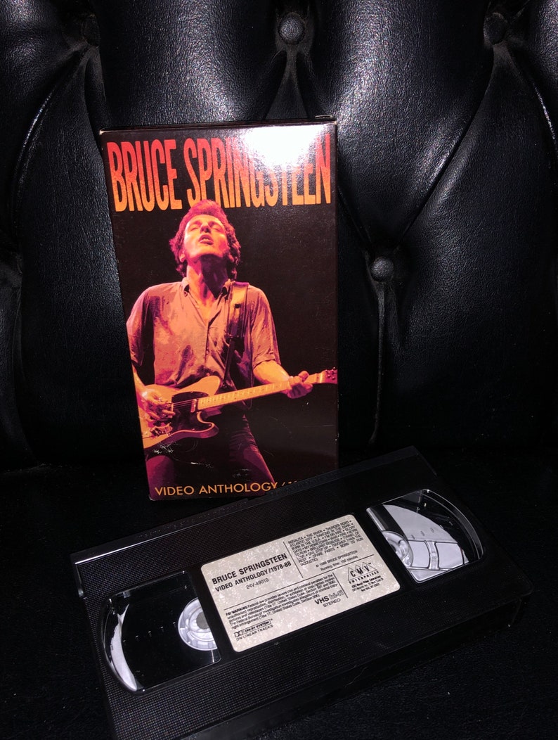 Vintage Bruce Springsteen VHS Video Anthology 1978-88 - Etsy