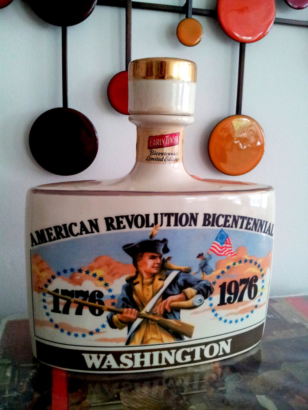 Vintage Decanter 1976 American Revolution Bicentennial Washington ...