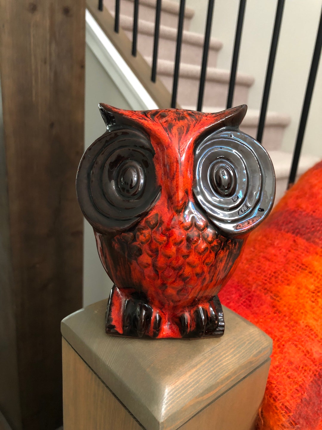 Vintage Owl Ceramic Canuck Pottery Quebec Made in Canada Coin Bank ...
