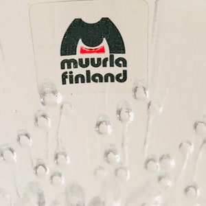 Vintage Muurla Finland Scandinavian Vase 70s Minimalist Design Crystal ...