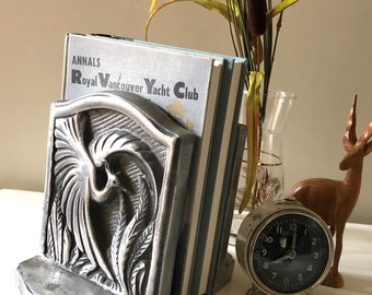 Pewter Bookends - Etsy