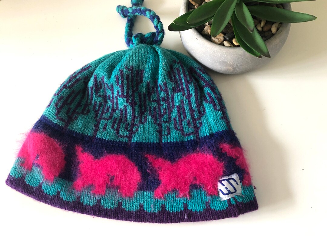 SALE Vintage Murray Merkley Ski Toque Virgin Wool Size Small Hat Woman ...