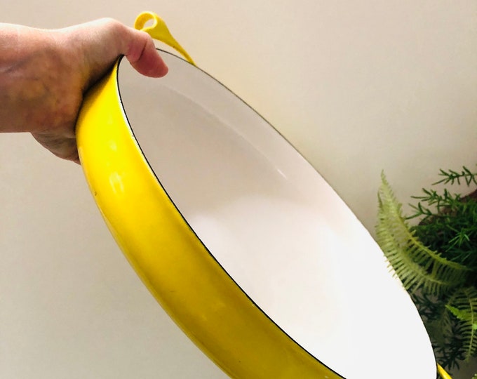 Dansk . Large Yellow Cooking Pot. Midcentury Enamel. - Etsy