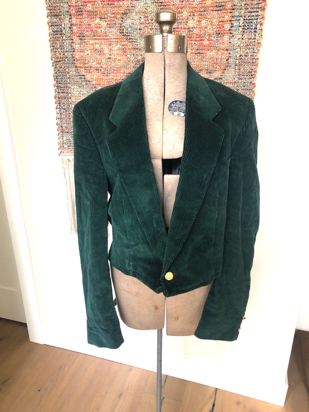 Vintage Green Tailcoat Chord Jacket and Matching Shorts Unisex Fashion ...