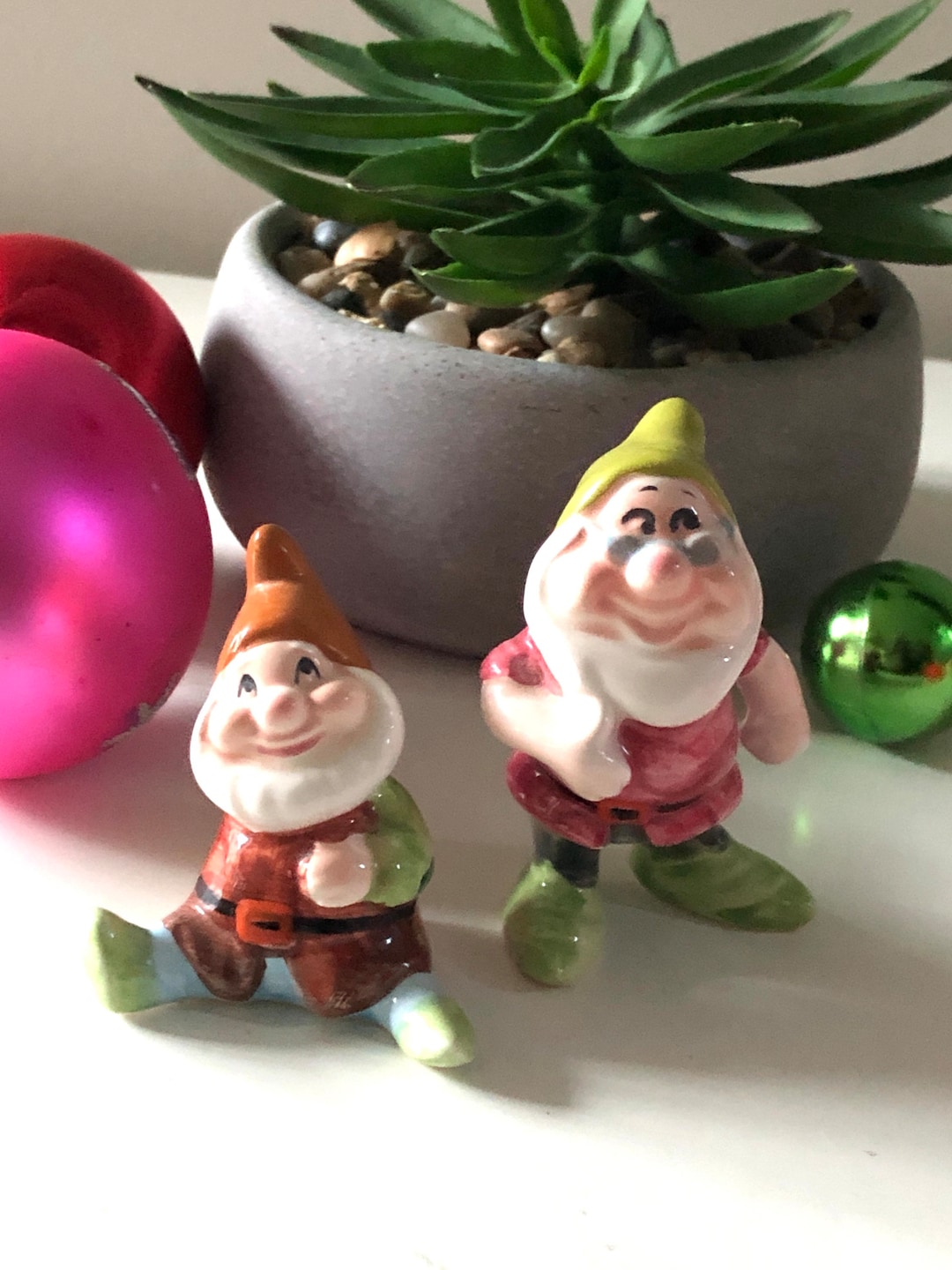 Vintage Dwarfs Figurines Disney Characters DOC and HAPPY - Etsy