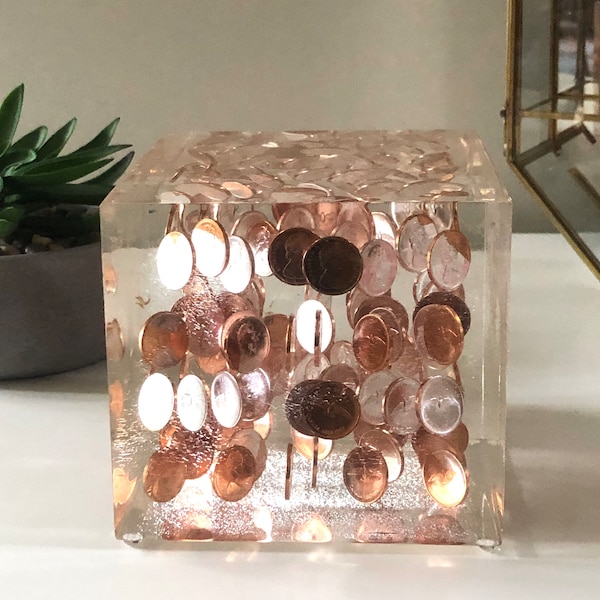 Lucite Cube - Etsy