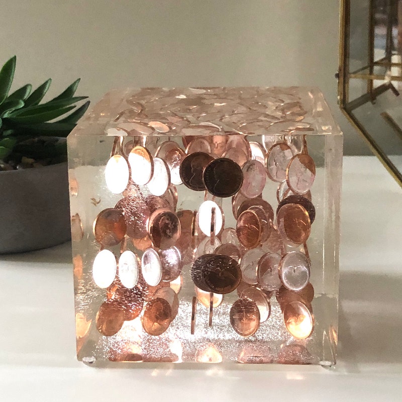 Lucite Cube - Etsy