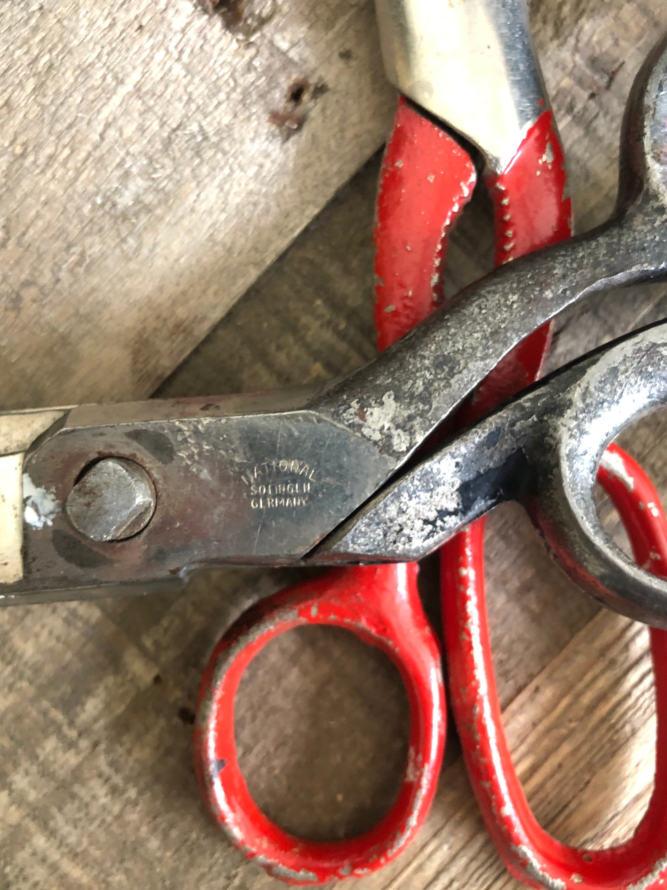 German Scissors 1930s Iron Rustic Garden Tool Primitive | Etsy