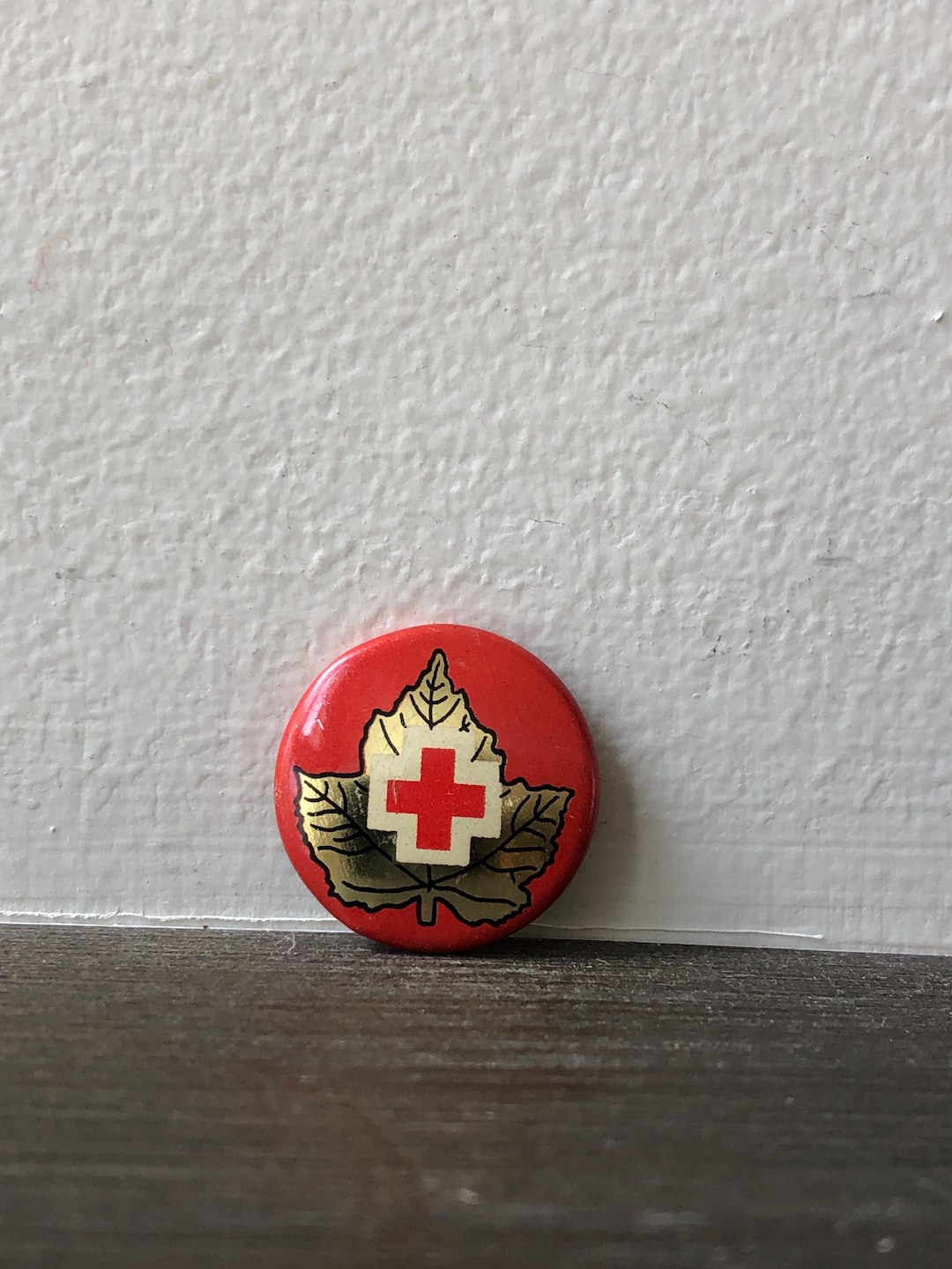 Vintage Red Cross Pin (5 Available) 60’s - Etsy