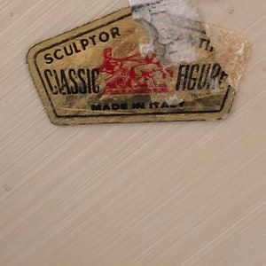 A. SANTINI Sculpture David and Goliath Italy Figurine - Etsy