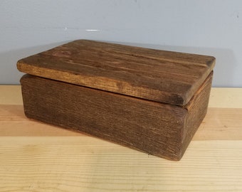 Rustic wooden box | Etsy