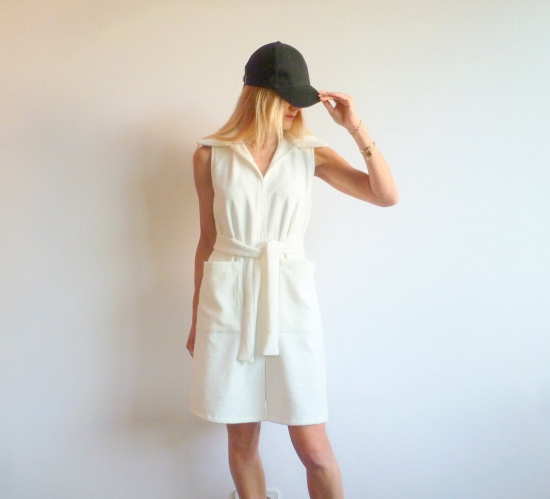 Ivory Dress in High Quality Terry Fabric - Etsy