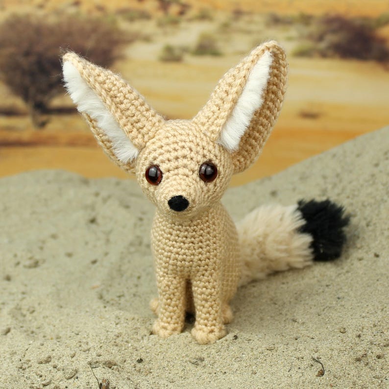 Fennec Fox Amigurumi Crochet Pattern - Etsy