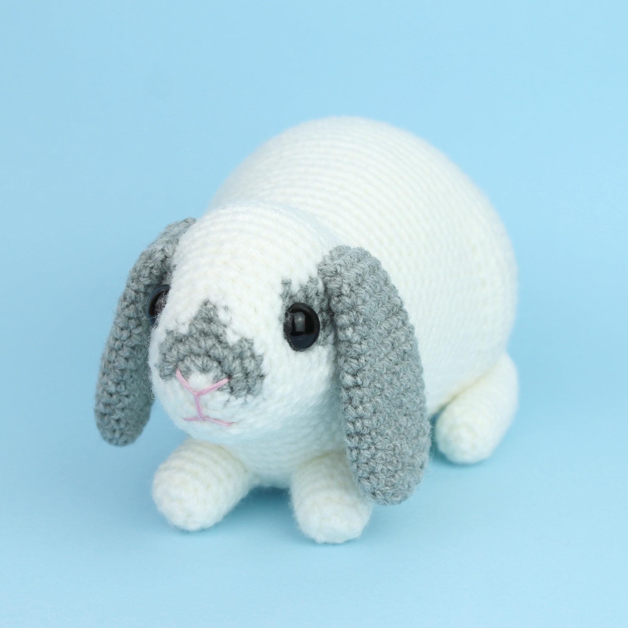 Mini Lop Rabbit Crochet Pattern for a Realistic Amigurumi Bunny - Etsy