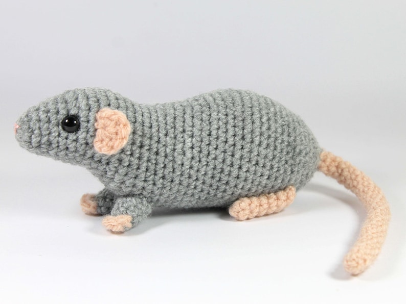 Fancy Rats Amigurumi Crochet Pattern - Etsy